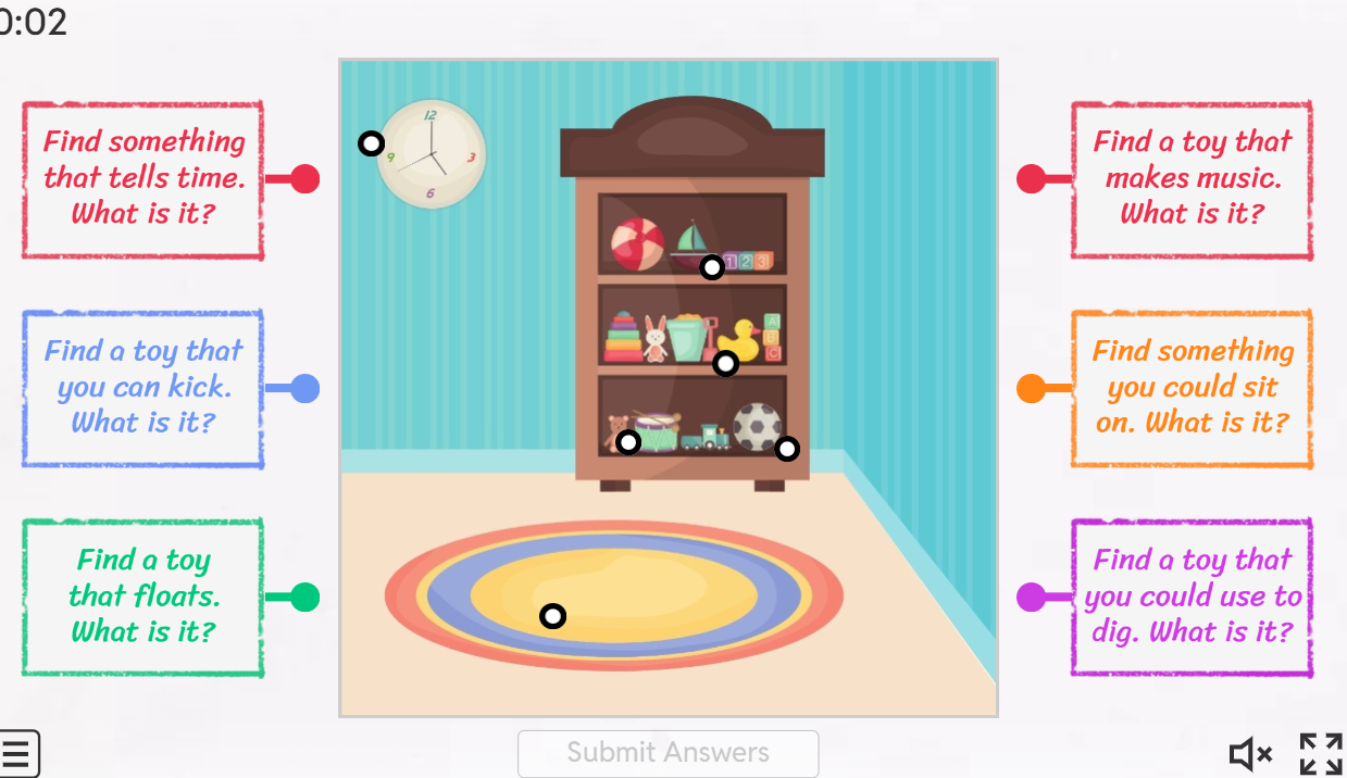 Find The Toys (no-print) - Speech Therapy Talk Membership